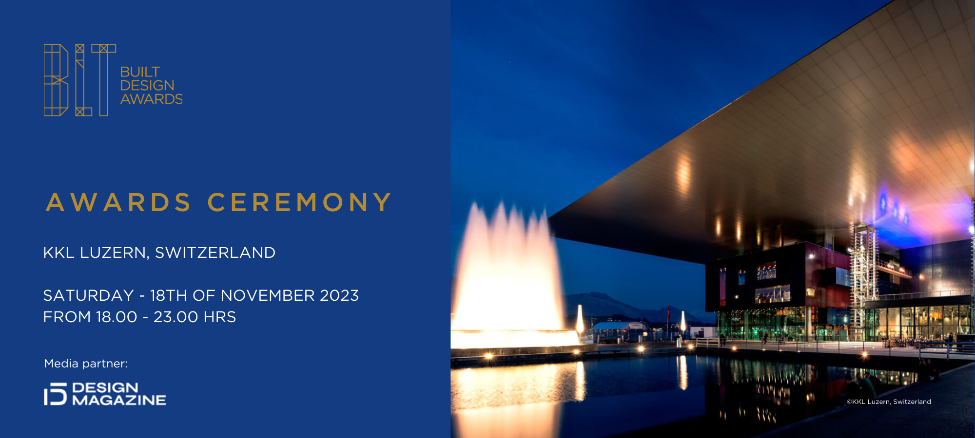 BLT Built Design Awards Gala 2023: D5 Mag Presents the Architectural ...