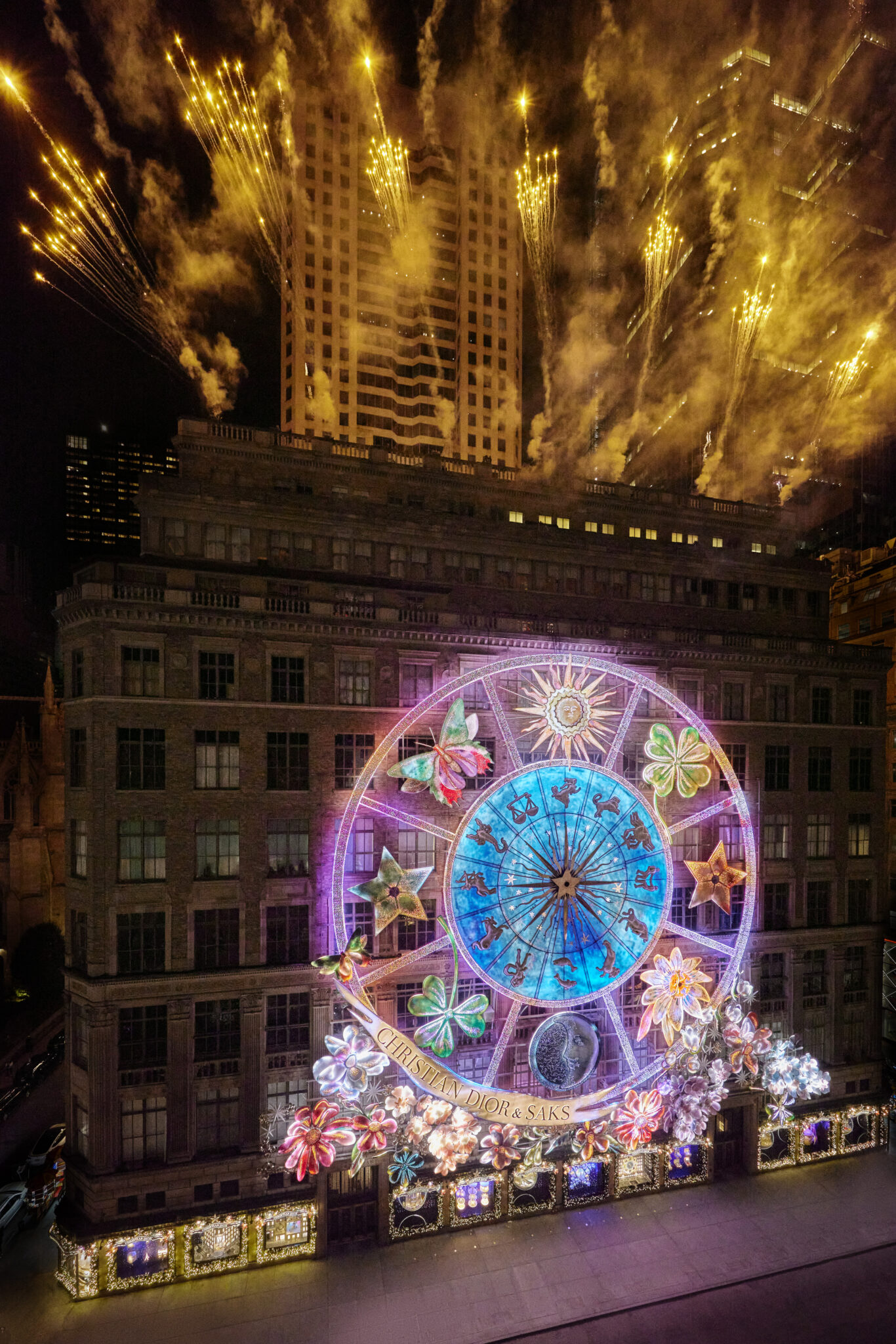 Saks and Dior Light Up New York with an Enchanting Lighting ...