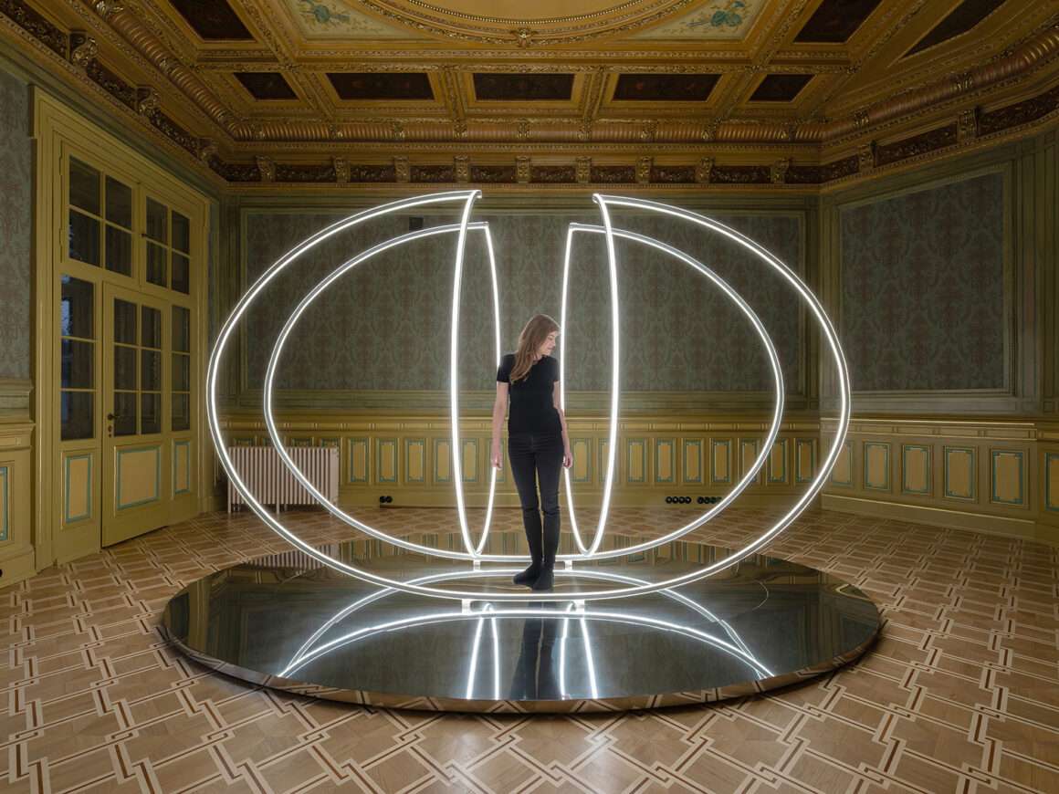Explore the Enchanting Fusion of Elliptical Light Lines and Mirrored ...