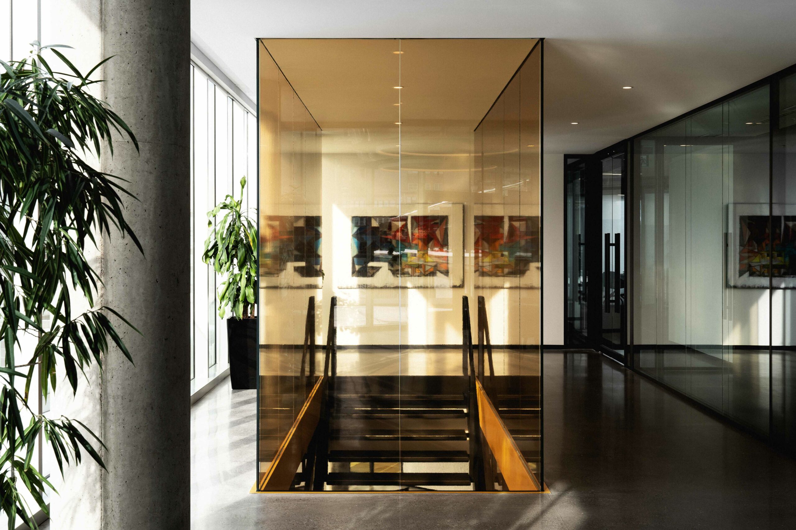 Discover a Lawyer’s Dream Office in Yellow, Windows, and Concrete - D5 ...