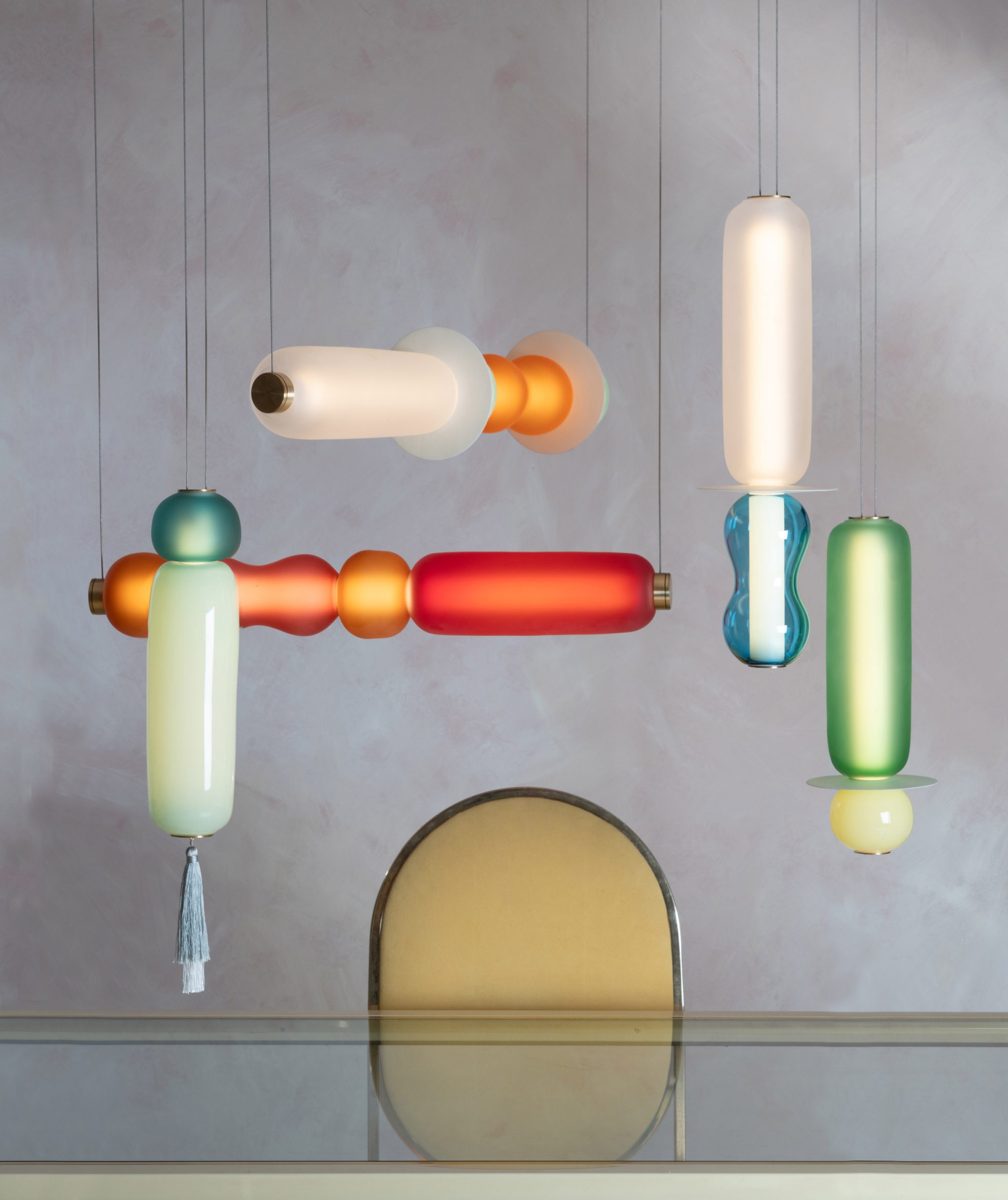 WAVE II Collection by Curiousa Illuminates with Diffused Beams and ...