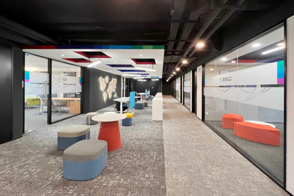 Bosch’s Updated Visual Identity Infusing Fun into Office Design - D5 ...