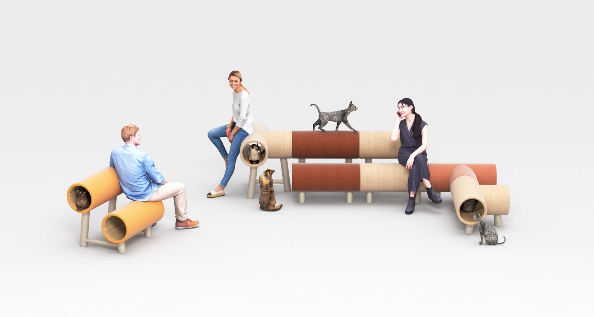 TubeTube: The Perfect Addition to Any Cat-Loving Office - D5 MAG ...