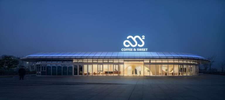 M²coffee & Sweet is A Cave-Inspired Cafe Combining Organic Elements and ...