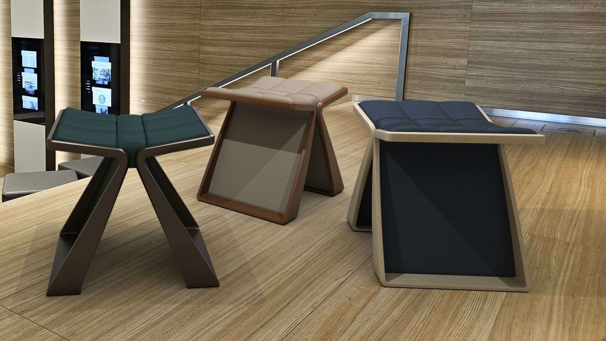 Minimalistic Vervi Stool Transforms Living Spaces with its Soft Lines ...