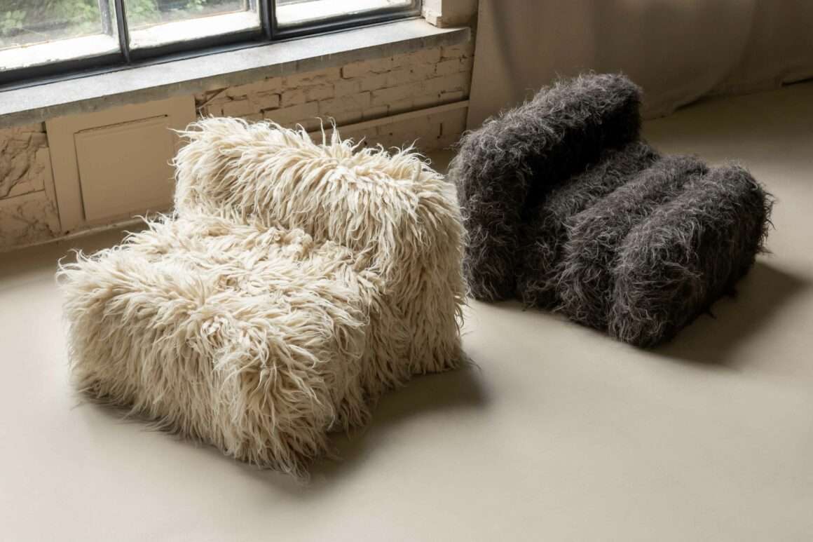 Puffa M4 Chair Gets a Makeover with Traditional Ukrainian Wool ...