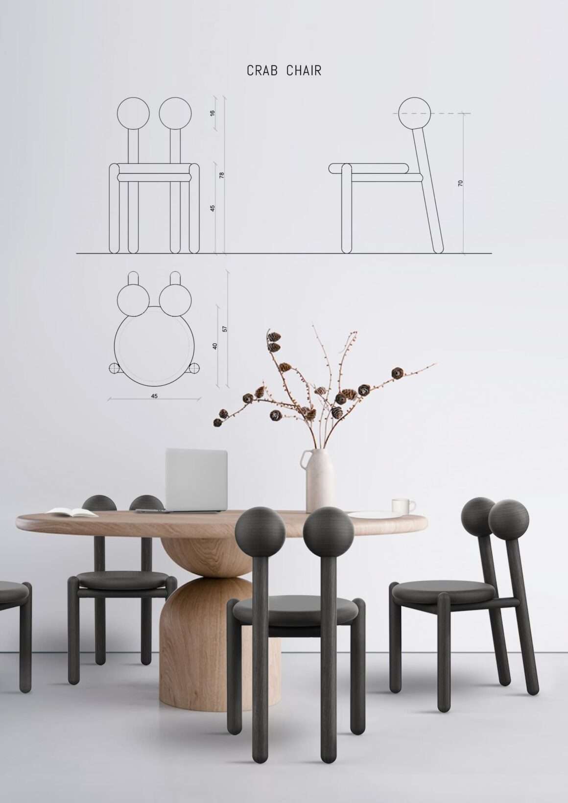 Crab Chair as the Key to Healthy Posture and Playful Living - D5 MAG ...