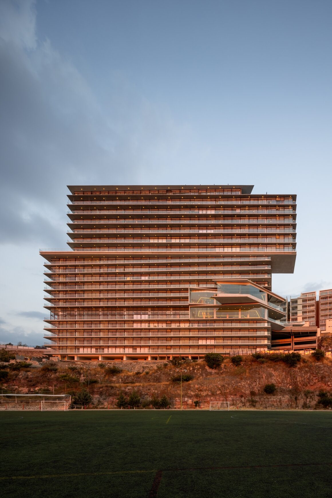 Smart Terraces and Concrete Blocks Shape the Amirá Residential Project ...