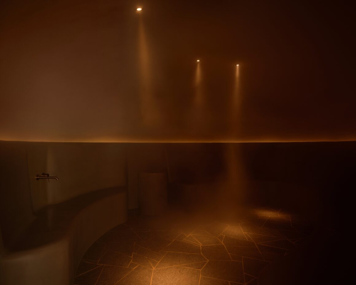 Inside the Lighting Design of Nowhere Bath: Crafting Warmth, Stillness ...
